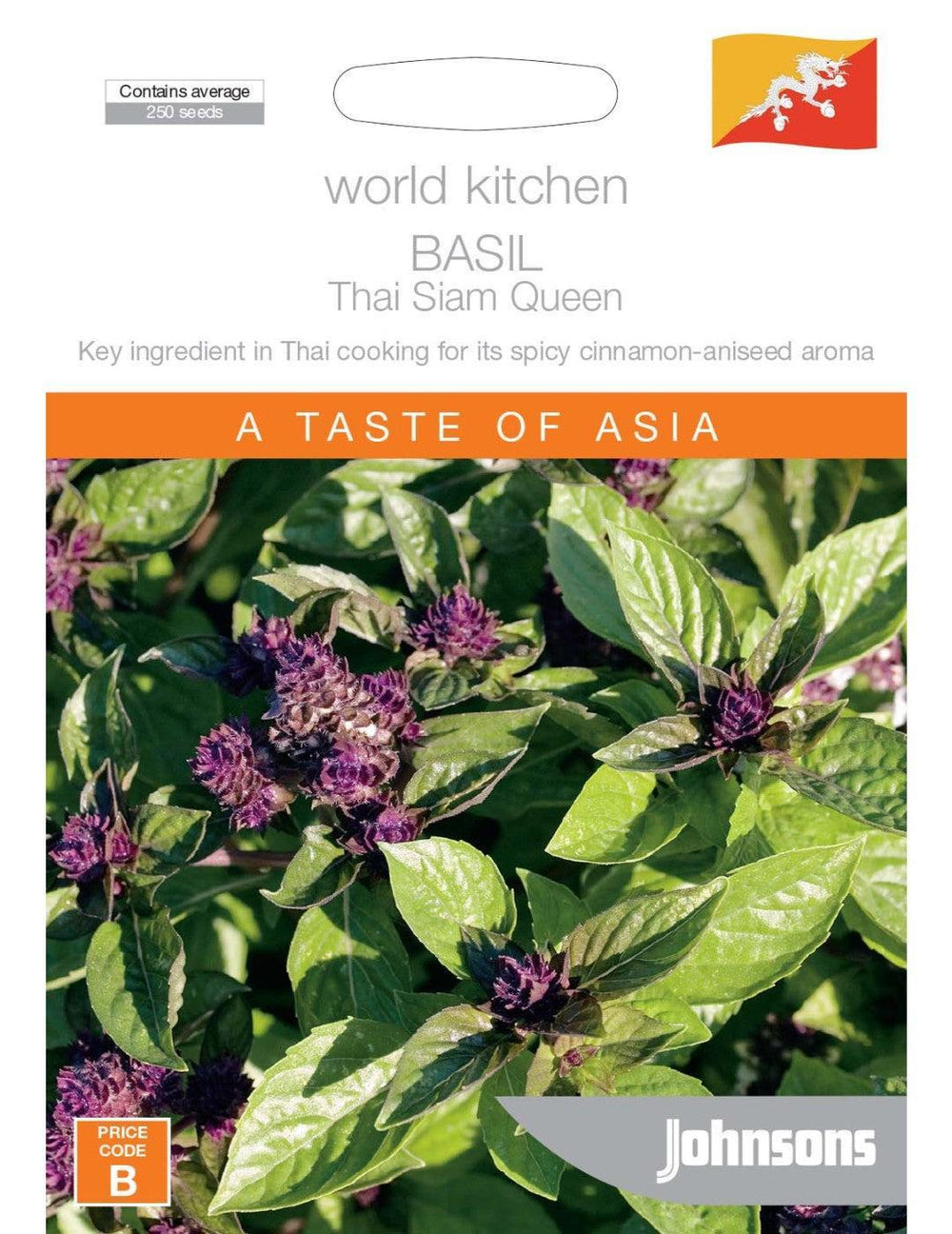 Thai Siam Queen Basil Seeds | Mr Fothergill's