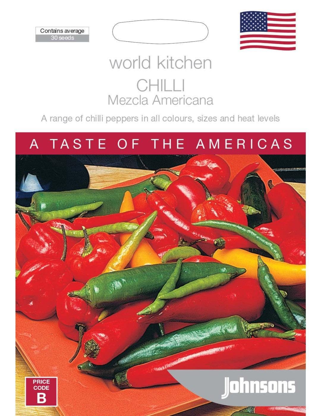 Chilli Mezcla Americana | A Taste of the Americas | Johnsons World ...