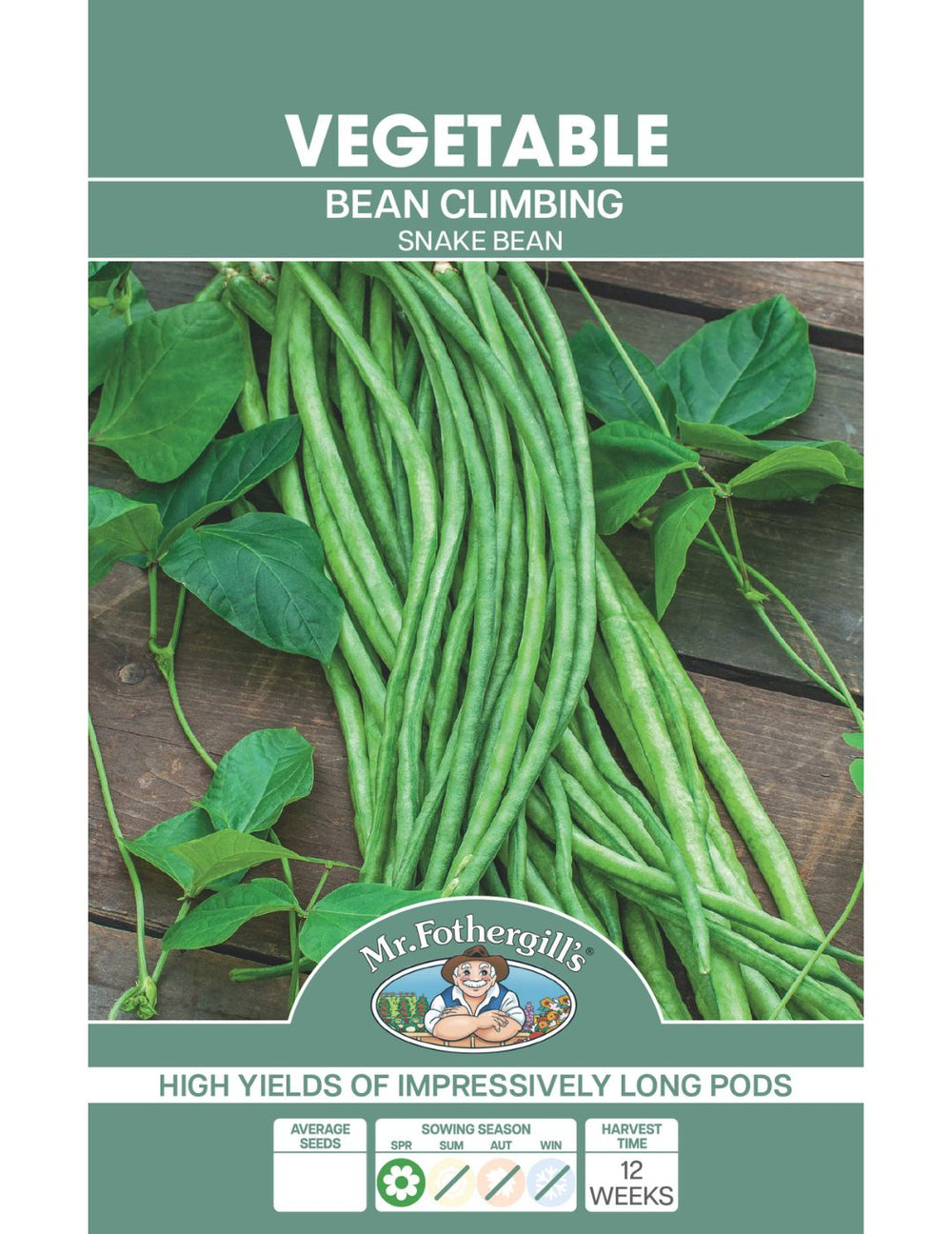Snake Bean Seeds | Mr Fothergill's