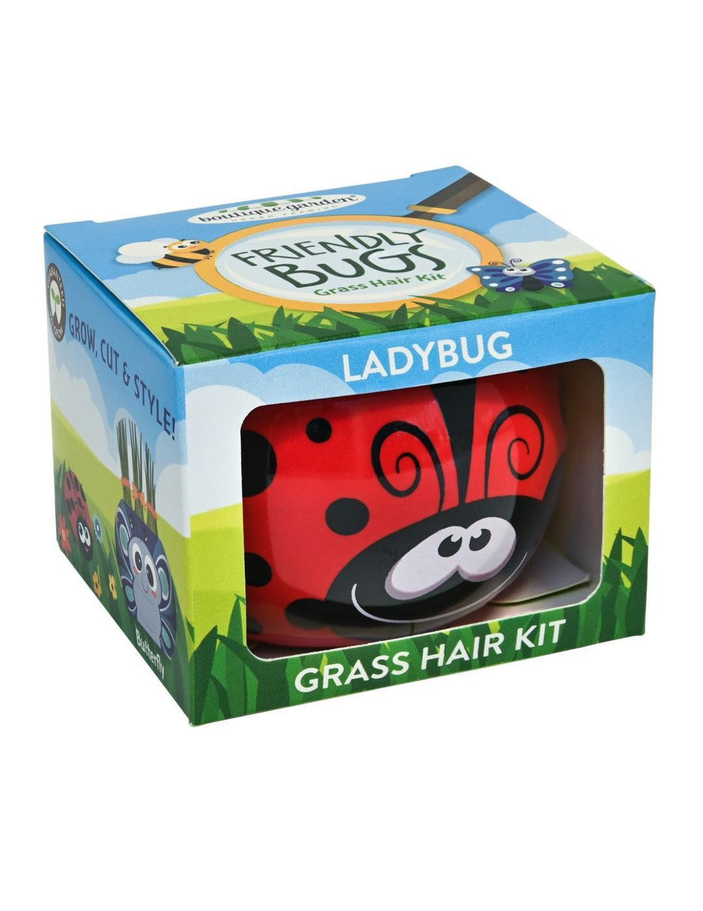Grass Grow Kit - Bugs (Ladybug) | Mr Fothergill's